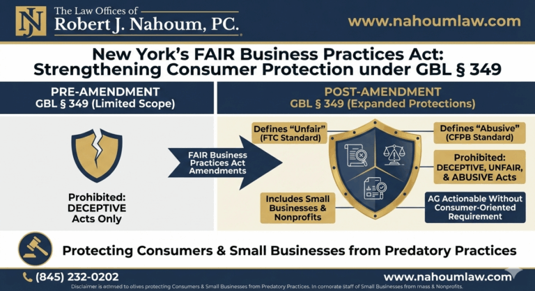 The FAIR Business Practices Act - NY GBL §349 Amended for First Time in ...
