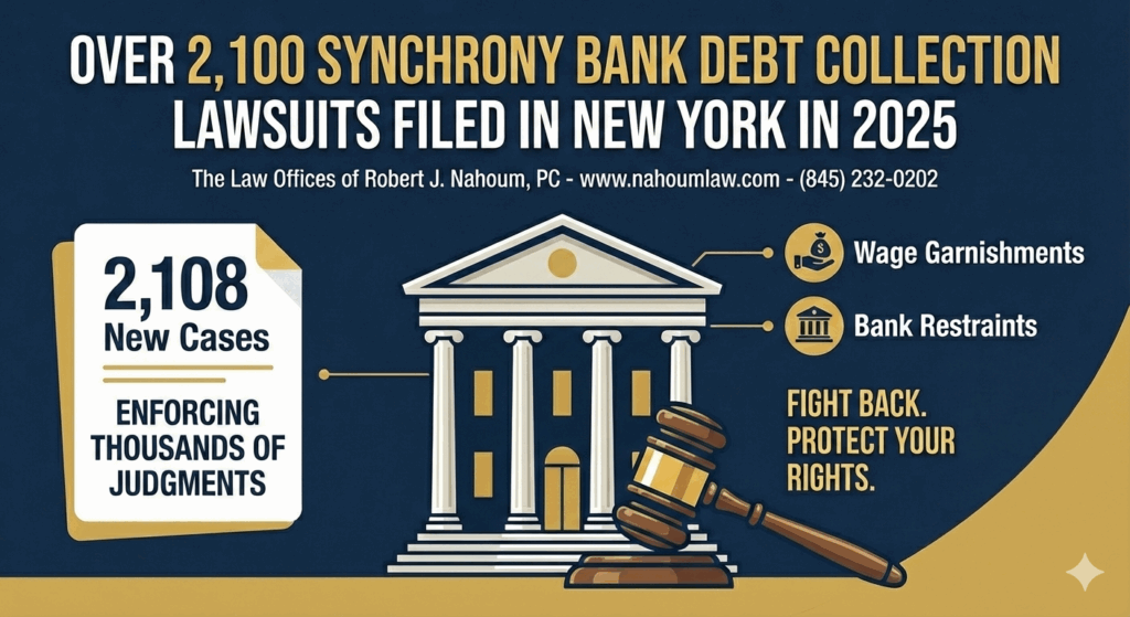 Synchrony Bank Filed Over 2,100 New York Debt Collection Lawsuits in ...