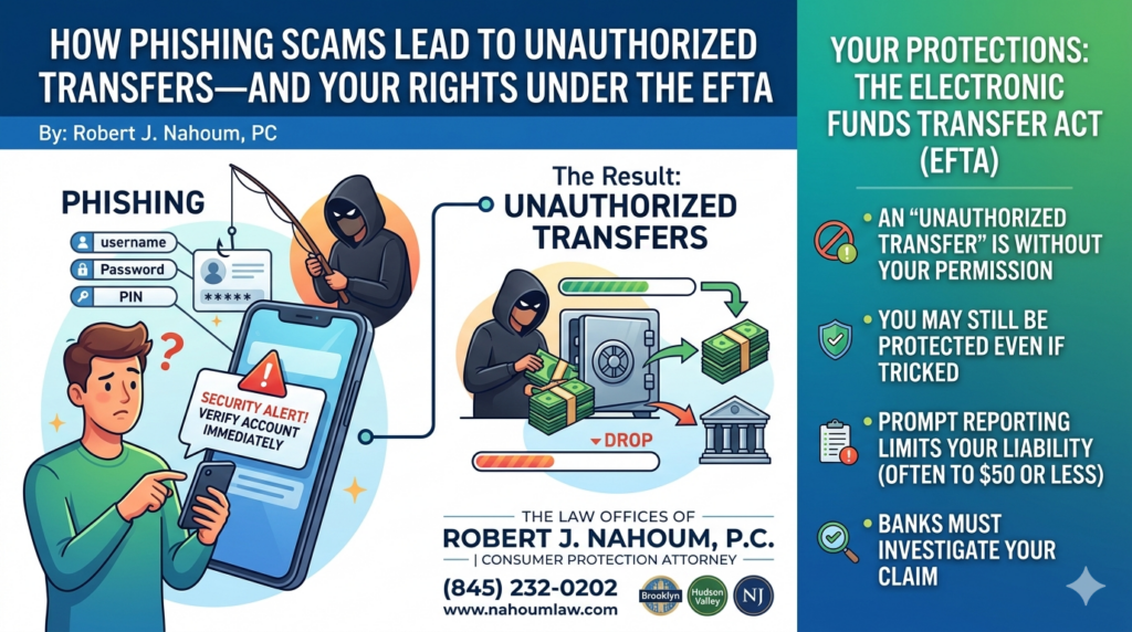 How Phishing Scams Lead to Unauthorized Transfers—and Your Rights Under ...